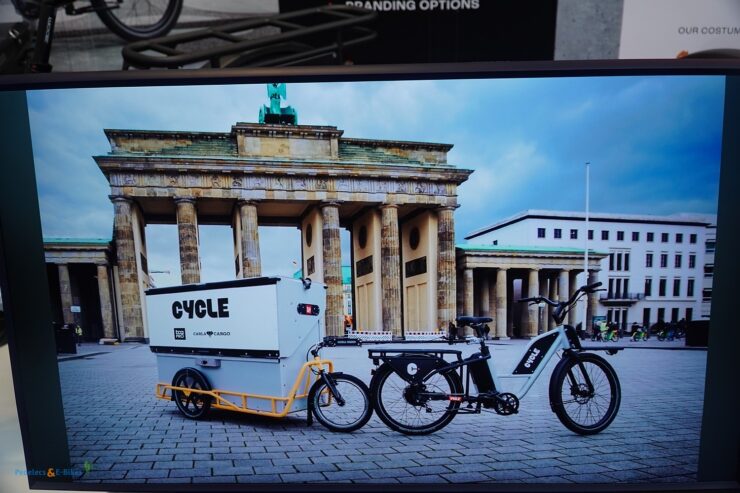 CYCLE hat das 20FIFTY E-Lastenrad auf der Eurobike 2023 vorgestellt - Pedelecs und E-Bikes